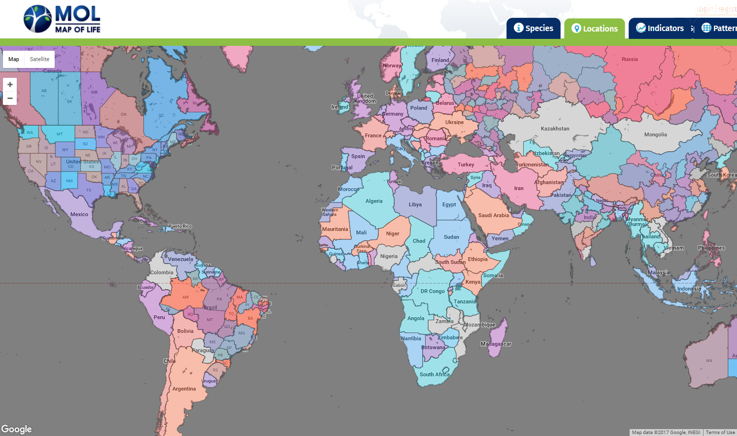 Map of Life’s new app: The world’s biodiversity in the palm of your ...