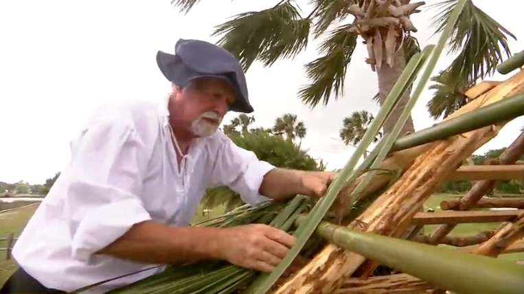 Video: Making Thatch – First Colony Exhibit