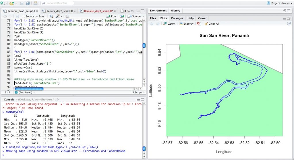 Making Maps in R – Panama Canal Project (PCP PIRE)