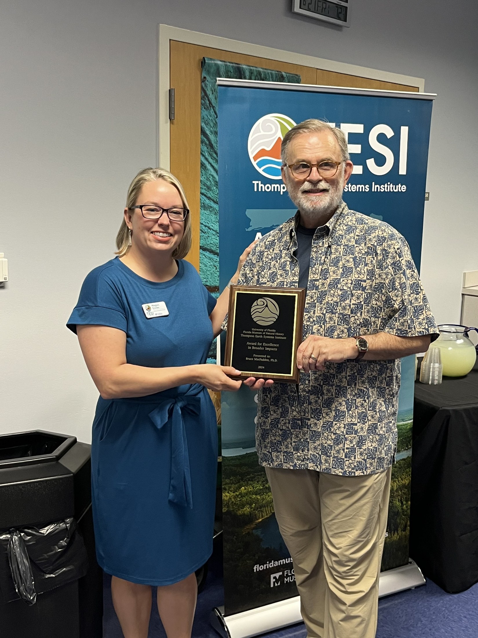 Bruce MacFadden Named First Recipient of TESI Broader Impacts Award ...