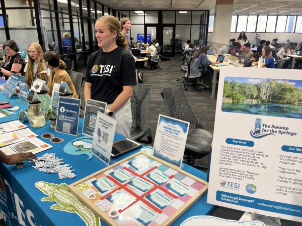 TESI educates the UF community about Florida springs through the Swamp ...
